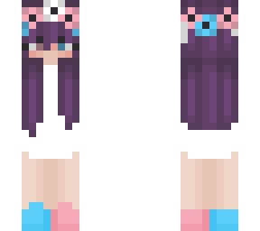 trans pride (feminine) | Minecraft Skin