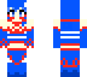 Female Gijinka Kyogre | Minecraft Skin
