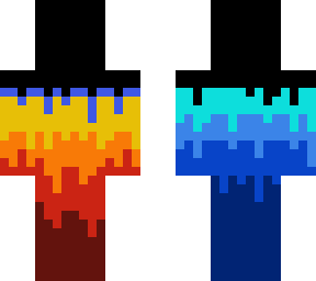 Fire and Water | Minecraft Skin
