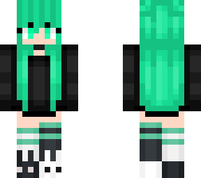 Teal Girl | Minecraft Skin