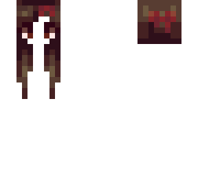 red ribbons - hb | Minecraft Skin