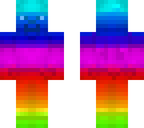 Rainbow Steve | Minecraft Skins