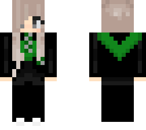 Slytherin girl | Minecraft Skin