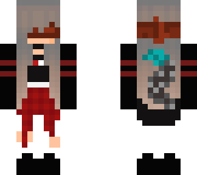 Ultima Wolf Girl (Oc) Edited Credit to : Kailey8 | Minecraft Skin