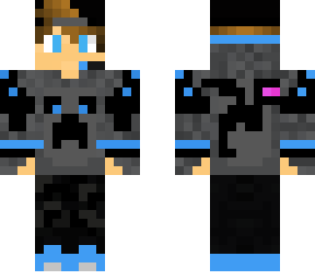 blue robot boy | Minecraft Skin