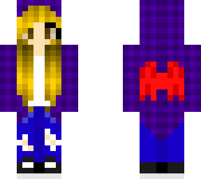 Ella with hood | Minecraft Skin