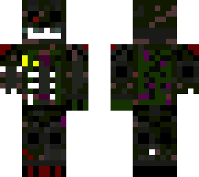 Heavily decayed SpringTrap | Minecraft Skin