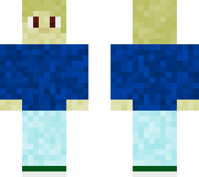 Cool Blue Boy | Minecraft Skin