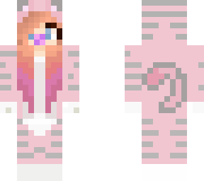 Patel pink Cat Girl! | Minecraft Skin
