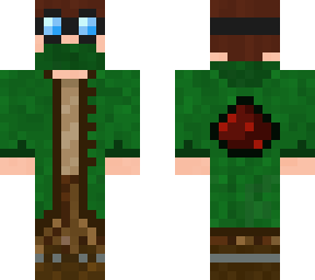 Forest Scientist (Goggles on) | Minecraft Skin