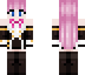 Luka Megurine BlackJack Avatar | Minecraft Skin