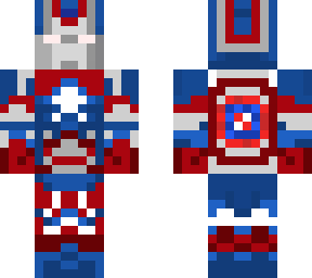 Iron Patriot | Minecraft Skin