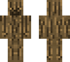 Wood Steve | Minecraft Skin