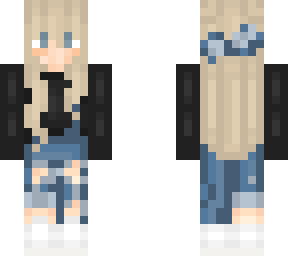 Cute Sad Girl | Minecraft Skin