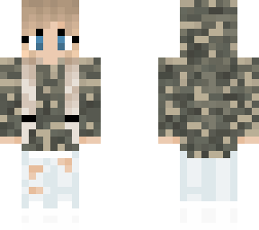 Camo girl | Minecraft Skin