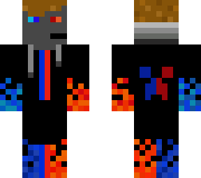fire fist and water fist jacket | Minecraft Skin