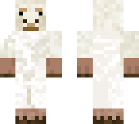 Alpaca with original Steve inside | Minecraft Skin