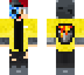 ojo de creeper azul | Minecraft Skin