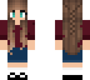 braided hair | Minecraft Skin