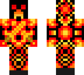 Fire Creeper | Minecraft Skins