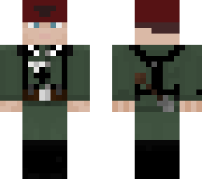 SS Handschar division soldier Red Fez | Minecraft Skin