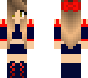 Popular Cheerleader | Minecraft Skin
