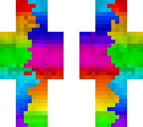 Rainbow Steve | Minecraft Skins