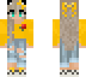 Yellow girl | Minecraft Skin