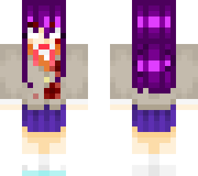 Doki doki literature club- Yuri- dead | Minecraft Skin