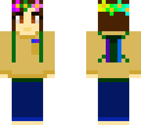Seri Pixel Biologist Fan Skin | Minecraft Skin