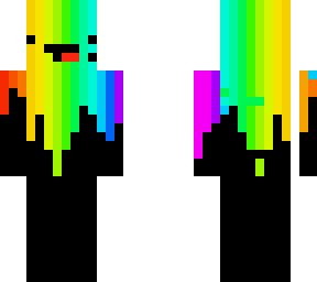 Rainbow Derp | Minecraft Skin
