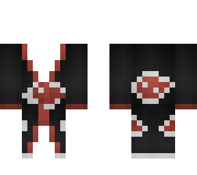 akatsuki cloak | Minecraft Skin