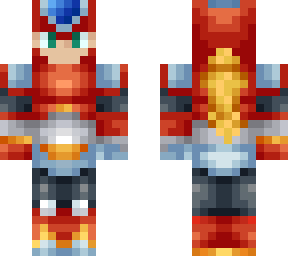 megaman zero | Minecraft Skins