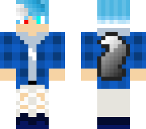 blue wolf boy | Minecraft Skin