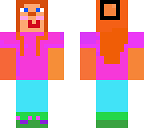 Blushing girl | Minecraft Skin