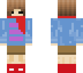 endertale frisk | Minecraft Skin