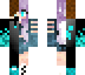 half and half | Minecraft Skin