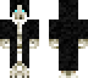 blue eyed reaper | Minecraft Skin