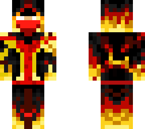 fire ninja | Minecraft Skin