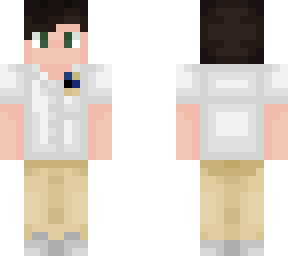 Scrawny Minecraft player with a skin pack file | Minecraft Skin