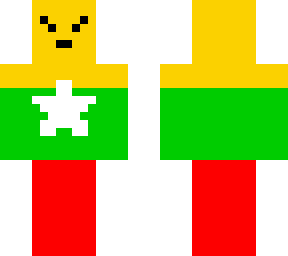 literal embodiment of the entirety of myanmar | Minecraft Skin