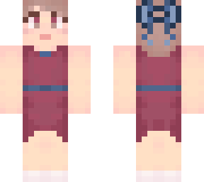 red dress girl | Minecraft Skin