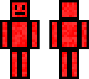 Red Wireframe | Minecraft Skin