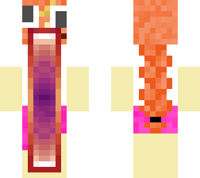 Yelling unicorn Girl | Minecraft Skin