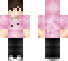 Pink Hoodie Boy | Minecraft Skin