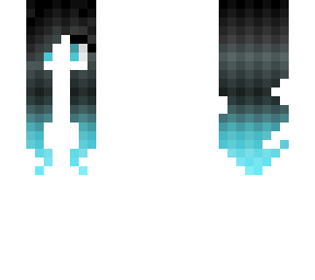 Blue/black ombre hair base | Minecraft Skin