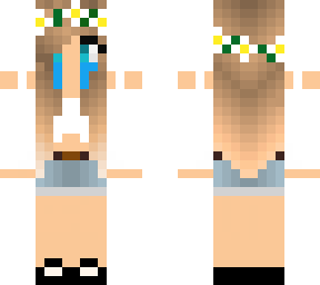 Stupidest Cute Poop Girl No2 | Minecraft Skin