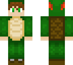 Turtle Hoodie Boy | Minecraft Skin