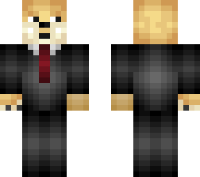 Doge In A Suit | Minecraft Skins