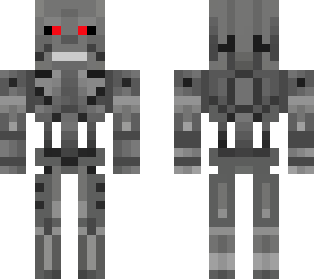 Terminator T-800 Series (Improved) | Minecraft Skin